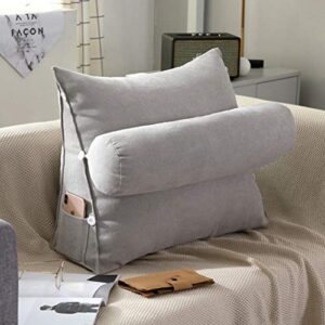 HEALLILY Triangle Wedge Pillow Back Support Cushion Sofa Bed Office Chair Rest Cushion Throw Pillow