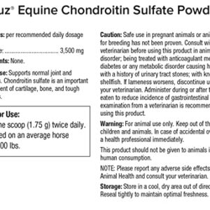 UltraCruz Equine MSM, Glucosamine Sulfate and Chondroitin Sulfate Horse Joint Supplement Bundle, 4 lb Each MSM and Glucosamine, 1 lb Chondroitin, Powders