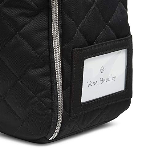 Vera Bradley Women's Women's Performance Twill Deluxe Lunch Bunch Lunch Bag, Black, One Size