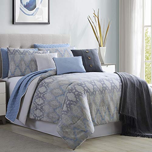 Modern Threads Radiance 10-Piece Comforter and Quilted Coverleted Coverlet Set King/California King