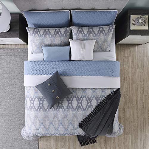 Modern Threads Radiance 10-Piece Comforter and Quilted Coverleted Coverlet Set King/California King