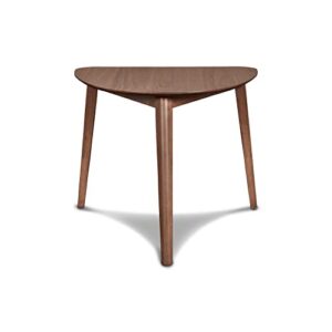 New Classic FURNITURE Oscar Corner Table, Walnut