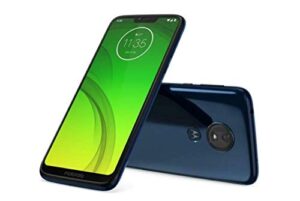 motorola moto g7 power - gsm unlocked 32gb android smartphone - marine blue (renewed)