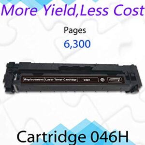 EASYPRINT Compatible Toner Cartridge Replacement for Canon 046 CRG-046H CRG046H LBP654Cdw MF735Cdw MF733Cdw MF731Cdw Printer, (1x Black Pack)