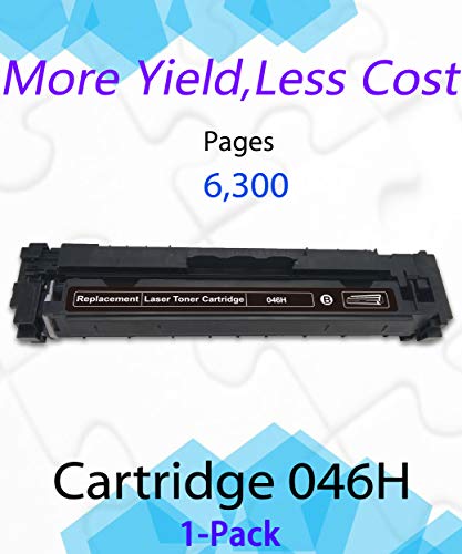 EASYPRINT Compatible Toner Cartridge Replacement for Canon 046 CRG-046H CRG046H LBP654Cdw MF735Cdw MF733Cdw MF731Cdw Printer, (1x Black Pack)