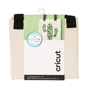 cricut 2006830 tote bag blank, medium infusible ink, canvas