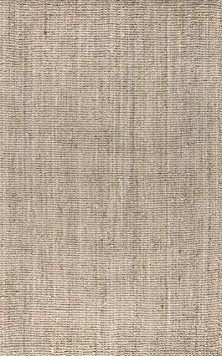 JONATHAN Y NRF102B-3 Pata Hand Woven Chunky Jute Light Ivory 3 ft. x 5 ft. Area-Rug, Farmhouse, Easy-Cleaning, for Bedroom, Kitchen, Living Room,