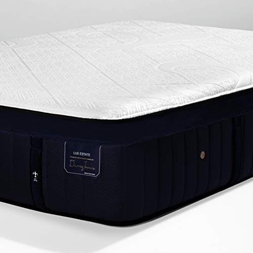 Stearns & Foster LuxEstate Hybrid 15" Pollock Luxury Plush Mattress, 5-Inch Foundation, King, Hand Built in the USA