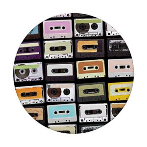 Cassette Mixtapes 1980s 80s Eighties Fun Unique Music PopSockets PopGrip: Swappable Grip for Phones & Tablets