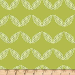 art gallery fabrics art gallery joie de vivre joy plante fabric, chartreuse