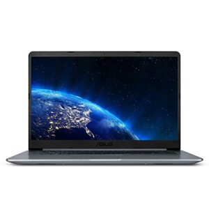 asus vivobook 15.6" fhd anti-glare laptop, intel quad core a12-9720p 2.7ghz up to 3.6ghz, 4gb ddr4, 128gb ssd, amd radeon r7, usb type-c, bluetooth, fingerprint reader, webcam, wifi, hdmi, windows 10