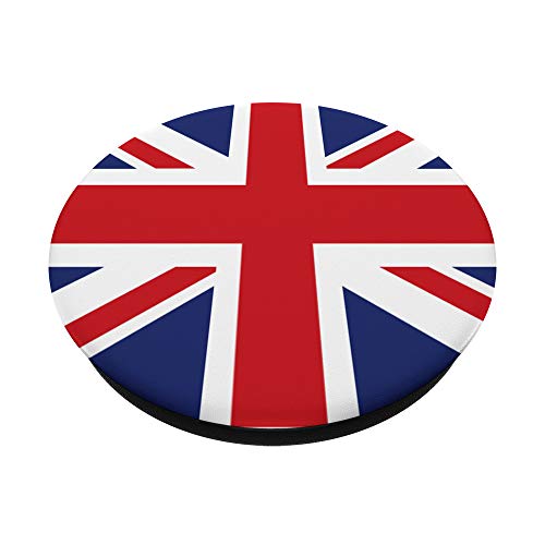 Uk Union Jack Flag British Great Britain - England British PopSockets Swappable PopGrip