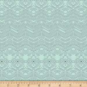 art gallery fabrics art gallery nightfall labyrinthine dawn fabric, aqua