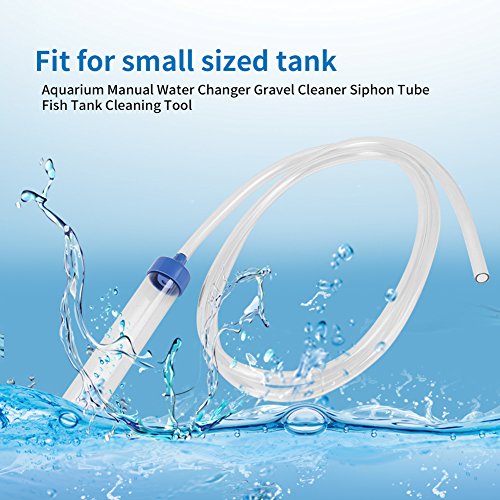 HEEPDD Aquarium Water Changer, 59inch Length Fish Tank Manual Cleaning Tool Gravel Sand Cleaner Vacuum Siphon Tube for Water Changing and Sand Cleaner (AS-999)