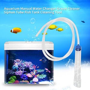 HEEPDD Aquarium Water Changer, 59inch Length Fish Tank Manual Cleaning Tool Gravel Sand Cleaner Vacuum Siphon Tube for Water Changing and Sand Cleaner (AS-999)