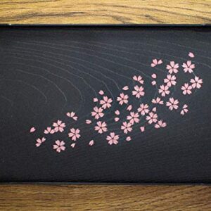 Cherry Blossom Pattern Tea Serving Tray, Japanese Style, 10 x 6.3inches