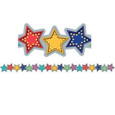 Teacher Created Resources Marquee Stars Accents (5870), Sold as 3 Pack, 90 Pieces Total