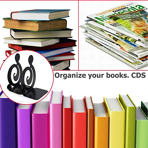 Book Ends - Decorative Metal Book Ends Heavy Duty bookends