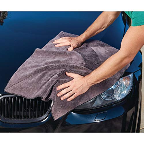 Grant's Premium XL Plush Drying Towel (6 Square Feet) 29-3/4" x 29-1/2" - Ultra Absorbent All-Purpose Lint-Free Scratch-Free Microfiber