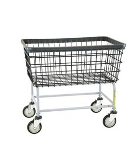 r&b wire™ 200f/d7 wire laundry cart, 4.5 bushel, dura-seven™, seven year no rust guarantee, made in usa