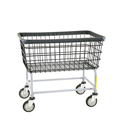 R&B Wire™ 200F/D7 Wire Laundry Cart, 4.5 Bushel, Dura-Seven™, Seven Year No Rust Guarantee, Made in USA