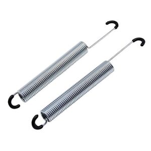 yoogu 7inch recliner sofa chair mechanism tension springs replacement (pack of 2)-long neck hook style