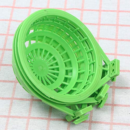 POPETPOP 5pcs Plastic Canary Nest-Bird Nest Plastic Hollow Hanging Cage Eggs Hatching Tool Pan Finch Parrot Canary Pigeon Nest Bowl