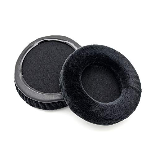 Velvet Ear Pads Replacement Earpads Cushion Compatible with Superlux HD 681EVO 668B HD681 681B 662 Headphones (Black)