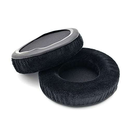 Velvet Ear Pads Replacement Earpads Cushion Compatible with Superlux HD 681EVO 668B HD681 681B 662 Headphones (Black)