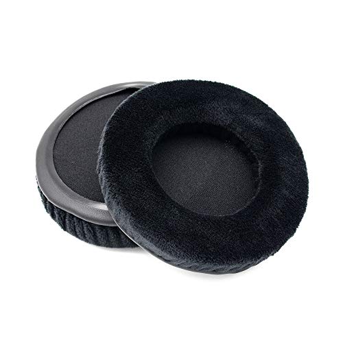 Velvet Ear Pads Replacement Earpads Cushion Compatible with Superlux HD 681EVO 668B HD681 681B 662 Headphones (Black)