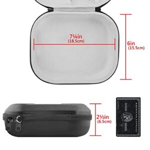 Geekria Shield Headphone Case Compatible with Sony WH-1000XM4, WH-1000XM3, WH-XB910N Headphones, Replacement Protective Hard Shell Travel Carrying Bag with Cable Storage (Black)