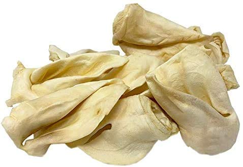 Bark Treasures - Cow Ears Dog Treats (12 Pack) - Whole Thick Cow Ear Dog Chews - Safe Rawhide Alternative - Cow Ears for Dogs