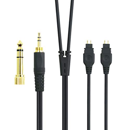 NewFantasia Replacement Audio Upgrade Cable Compatible with Sennheiser HD650, HD600, HD580, HD660S, HD58X, HD565, HD545, HD535, HD525, HD265, Massdrop HD6XX Headphones 1.5meters/4.9feet