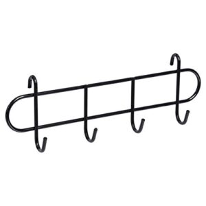 amazon basics hook rack for wall grid panel, black