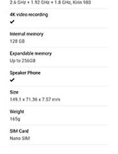 Huawei P30 Pro 128GB 8GB RAM VOG-L29 Dual Sim Unlocked GSM 6.47" 40MP (Breathing Crystal)