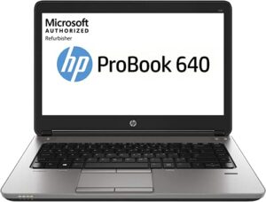 hp probook 640 g1 14" laptop, intel core i5, 16gb ram, 512gb ssd, win10 pro (renewed)