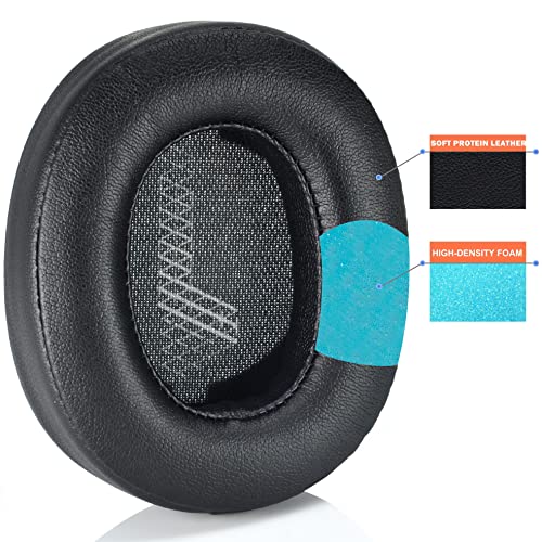 Live 500 BT Earpads – defean Ear Cushion Replacement Cover Foam Ear Pads Compatible with JBL Live 500BT Wireless Over-Ear Headphones，Ear Pads with Softer Leather, Noise Isolation Foam (Black)