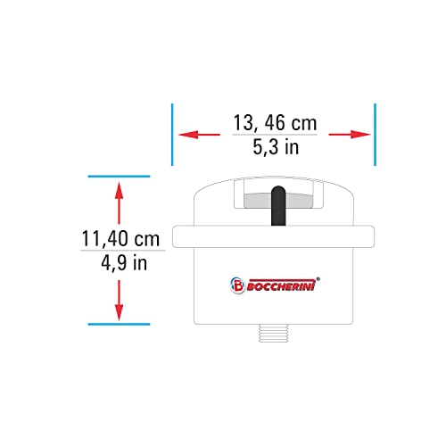 BOCCHERINI Electric Shower Head Water Heater For Bathroom 110V / 120V Ducha Electrica Para Agua Caliente Regadera Duchas Electricas / 3 Temperature Water Selector