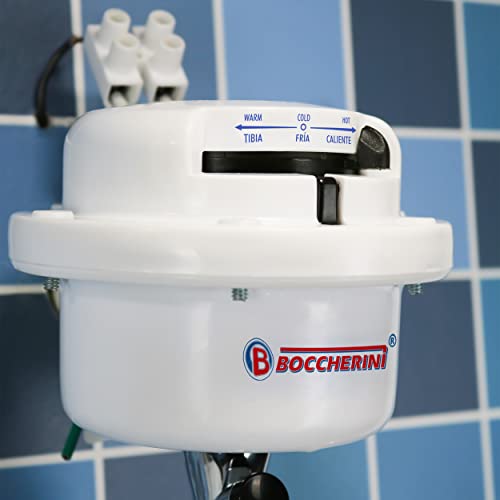 BOCCHERINI Electric Shower Head Water Heater For Bathroom 110V / 120V Ducha Electrica Para Agua Caliente Regadera Duchas Electricas / 3 Temperature Water Selector