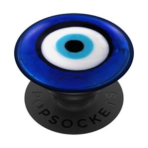 greek matiasma evil eye symbol popsockets popgrip: swappable grip for phones & tablets