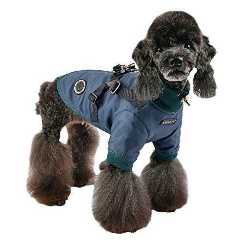 Puppia Dominic Coat - Dark Teal - S