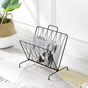 Magazine & Newspaper Baskets Magazine Rack Newspaper Rack Information Rack Brochure Book Display Stand Study Desktop Finishing Bookshelf Creative Wrought Iron Rack