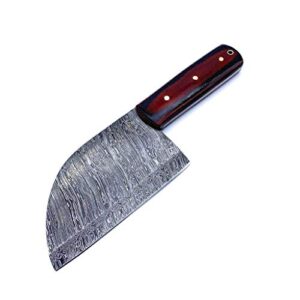 Handmade damascus Steel cleaver chopper knife chef knife