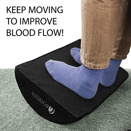 Foot Rest Under Desk, Ergonomic Memory Foam Foot Cushion, Office Foot Rest Pillow, Foot Pillow Office Home Accessories, Desk Foot Stool Rocker, Non-Slip Bottom