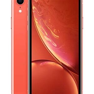 Apple iPhone XR (256GB, Coral) [Locked] + Carrier Subscription