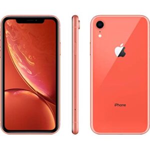 Apple iPhone XR (256GB, Coral) [Locked] + Carrier Subscription