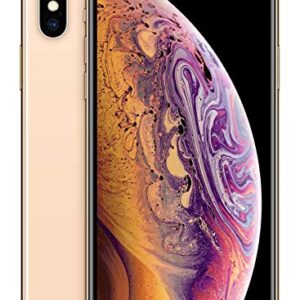 Apple iPhone XS [64GB, Gold] + Carrier Subscription [Cricket Wireless]