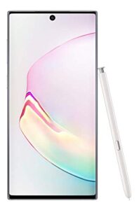 samsung galaxy note 10 factory unlocked cell phone with 256gb (u.s. warranty), aura white/ note10