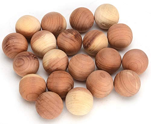 Venxic 100 Pack Aromatic Cedar Balls for Shoes Clothes Storage Fresh