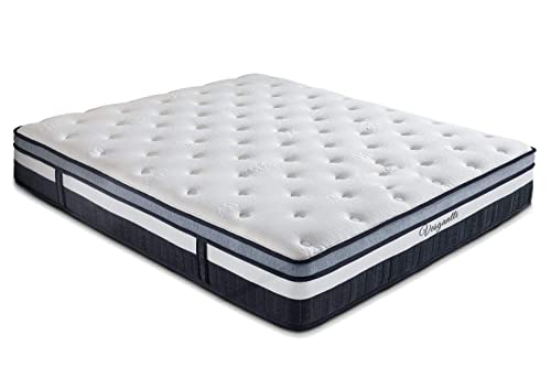 Vesgantti Twin XL Mattress 10 Inch Innerspring Multilayer Hybrid XL Twin Mattress - Ergonomic Design with Memory Foam and Pocket Spring Mattress Twin XL Size - Box Top Series Medium Firm Feel